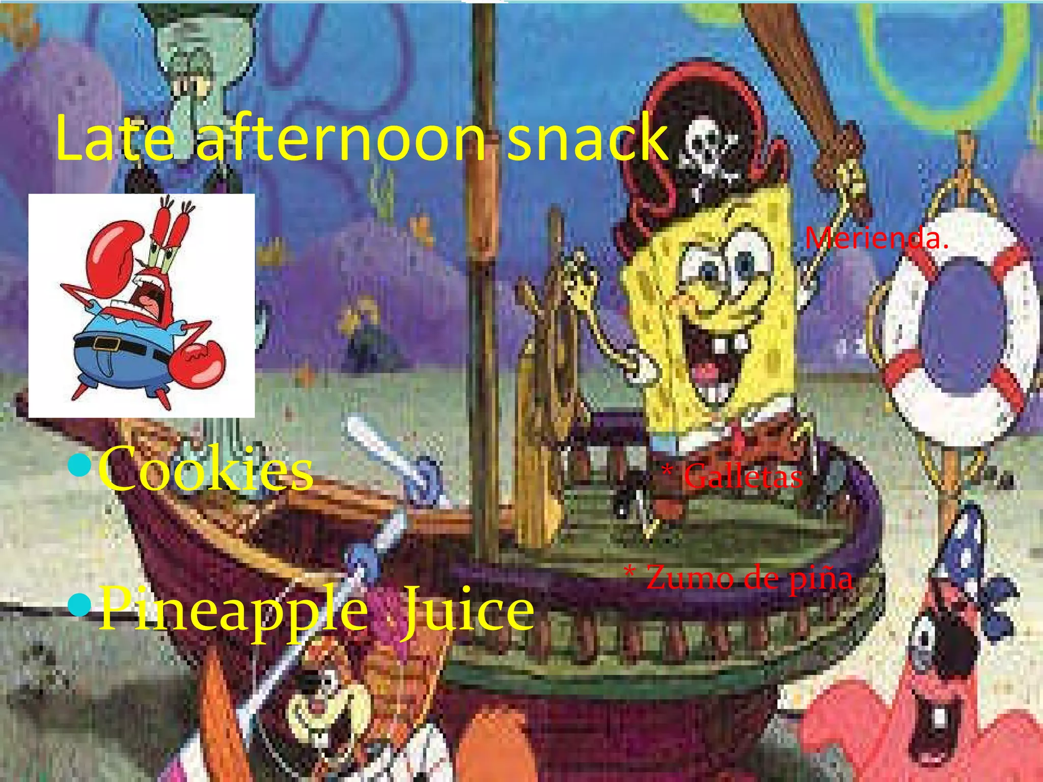 The diet plan of sponge bob | PPT