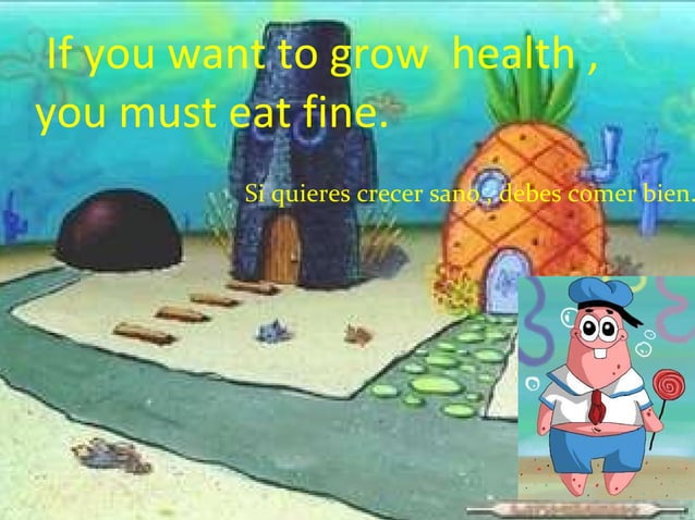 The diet plan of sponge bob | PPT