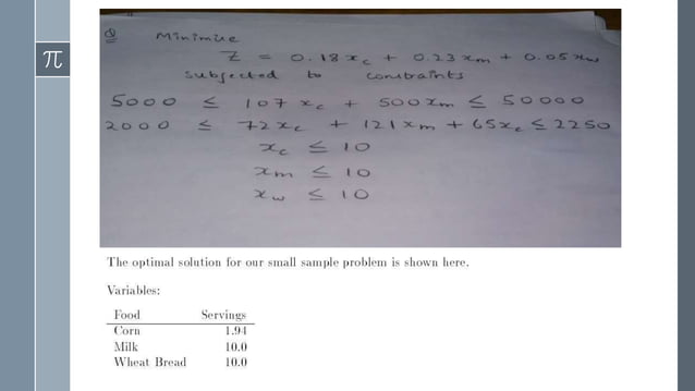 The diet problem | PPTX | Nutrition | Healthy Living