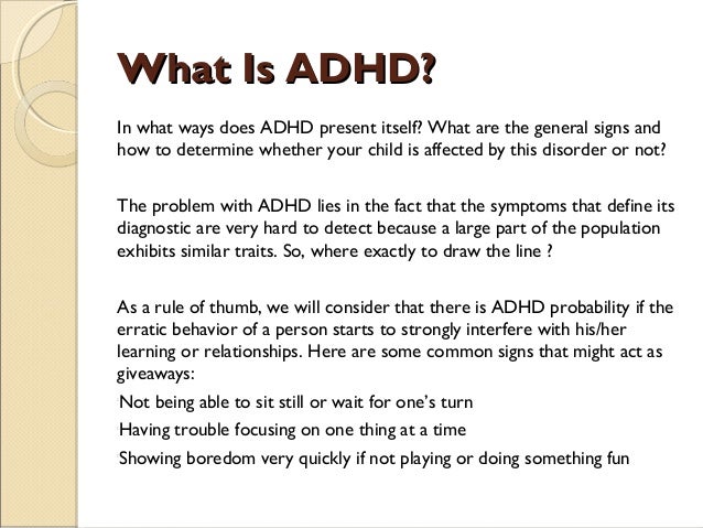 The Difference Between Add Adhd