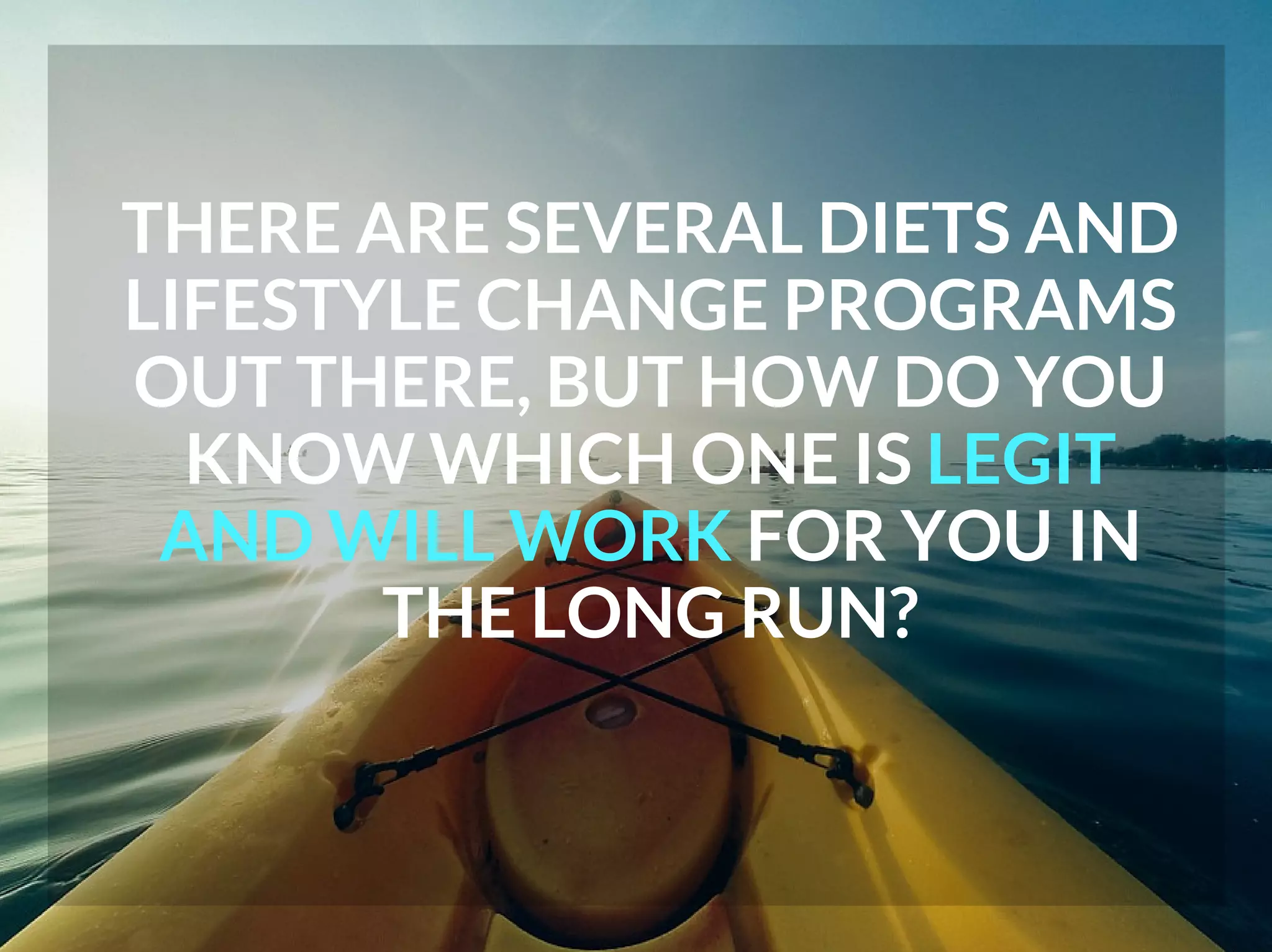 The Difference Between A Diet and Lifestyle Change | PDF | Nutrition ...