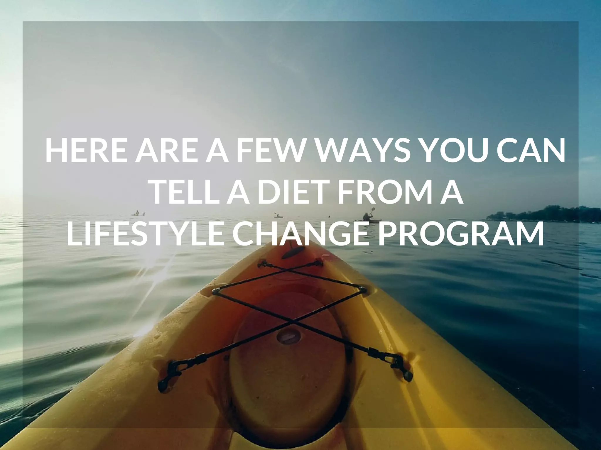 The Difference Between A Diet and Lifestyle Change | PDF | Nutrition ...