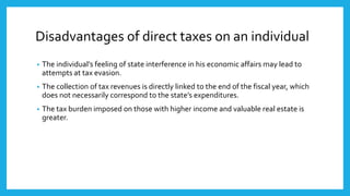The difference between direct and indirect taxes | PPT