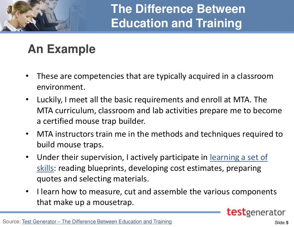 The Difference Between Education And Training the-difference-between-education-and-training