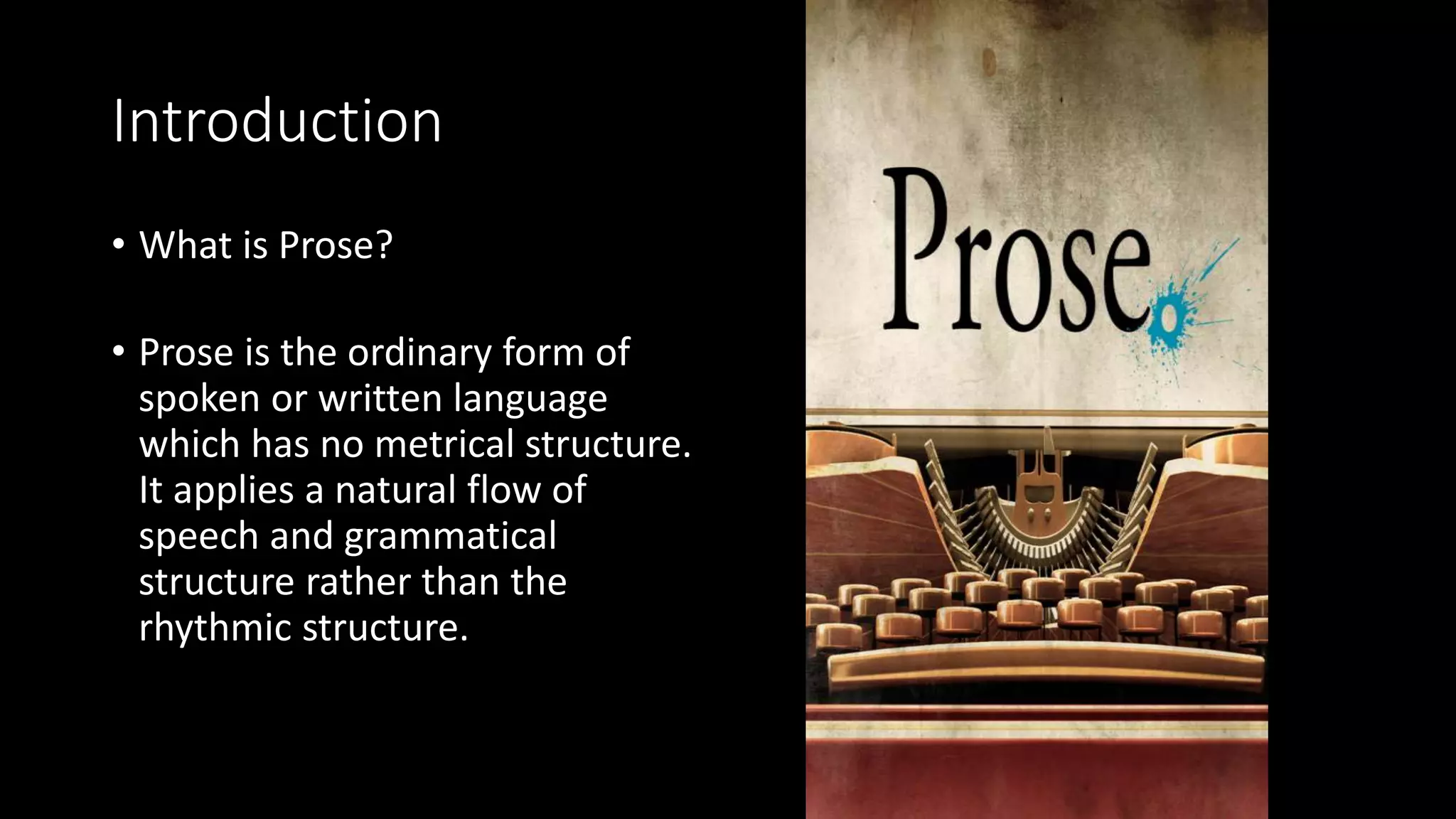 The difference between prose poem and poetry | PPTX