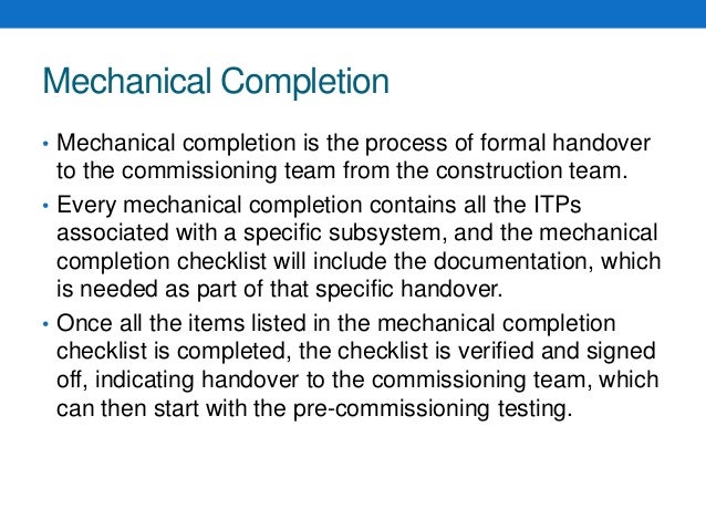 Commissioning Inspections Vs QC inspection | PPTX