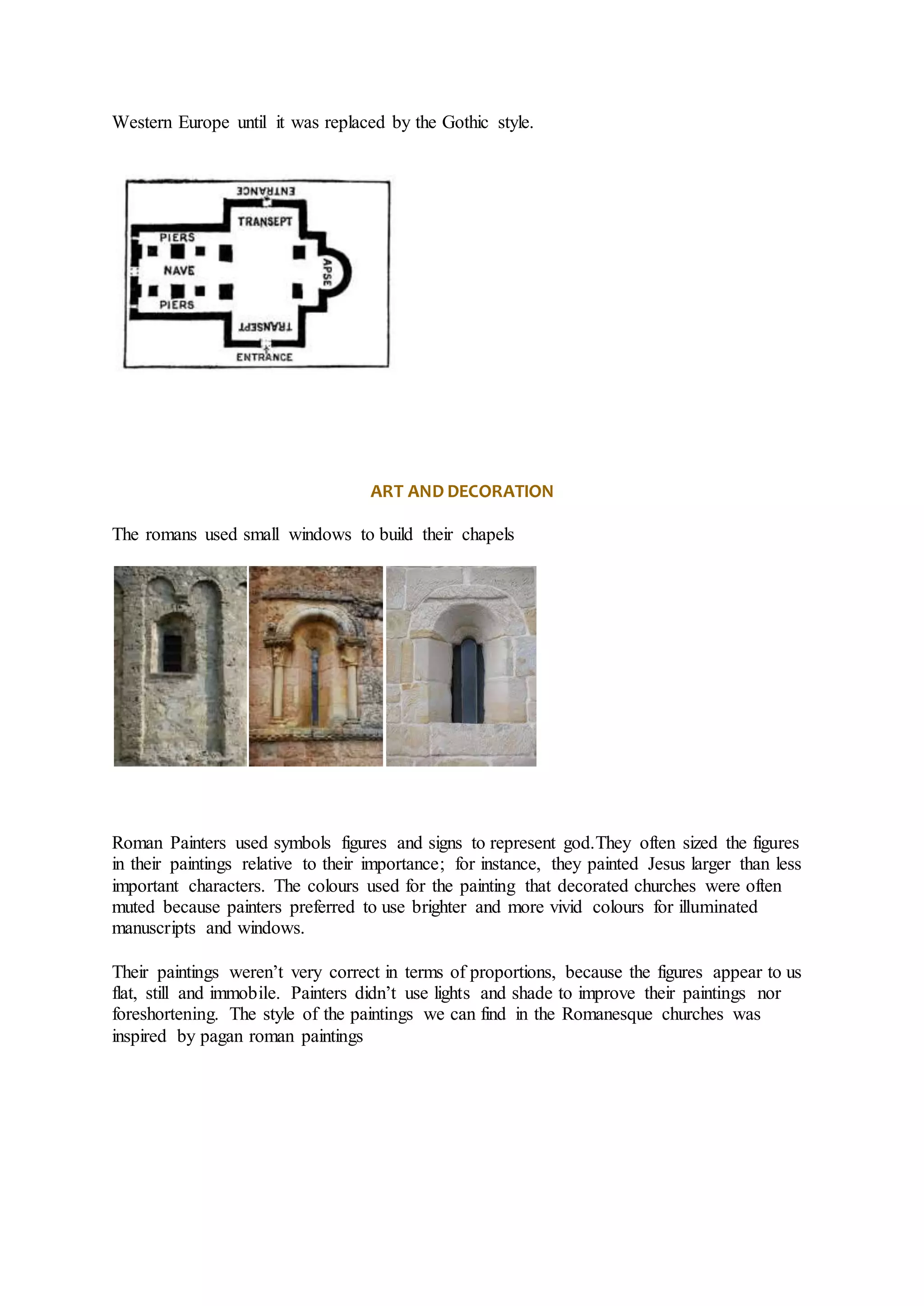 The difference between romanesque and gothic architecture | DOCX