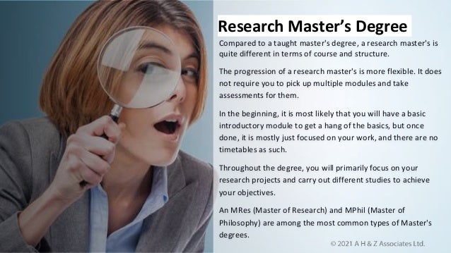 The Difference Between Taught vs Research Masters | PPTX