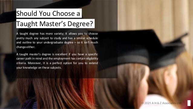 The Difference Between Taught vs Research Masters | PPTX