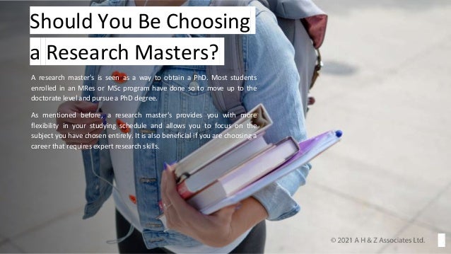 The Difference Between Taught vs Research Masters | PPTX