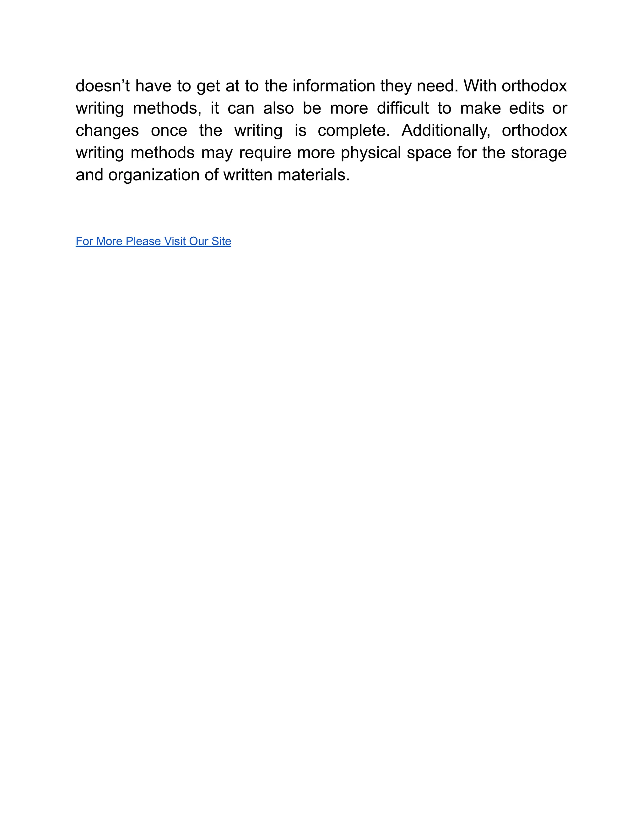 The Difference Between Traditional Vs Modern Writing Pdf