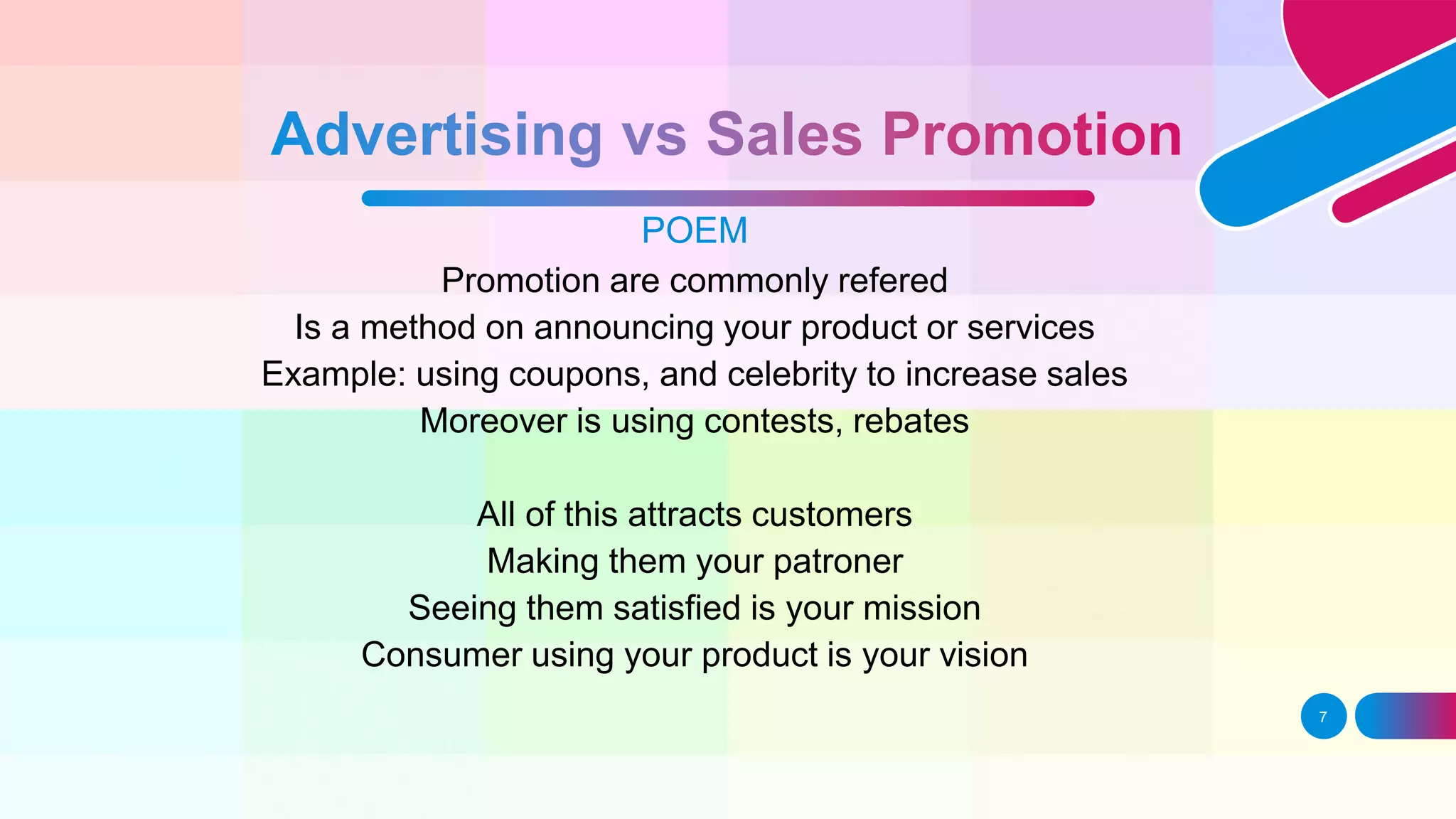 The Difference of Advertising and Sales Promotion: SUMMARY | PPT