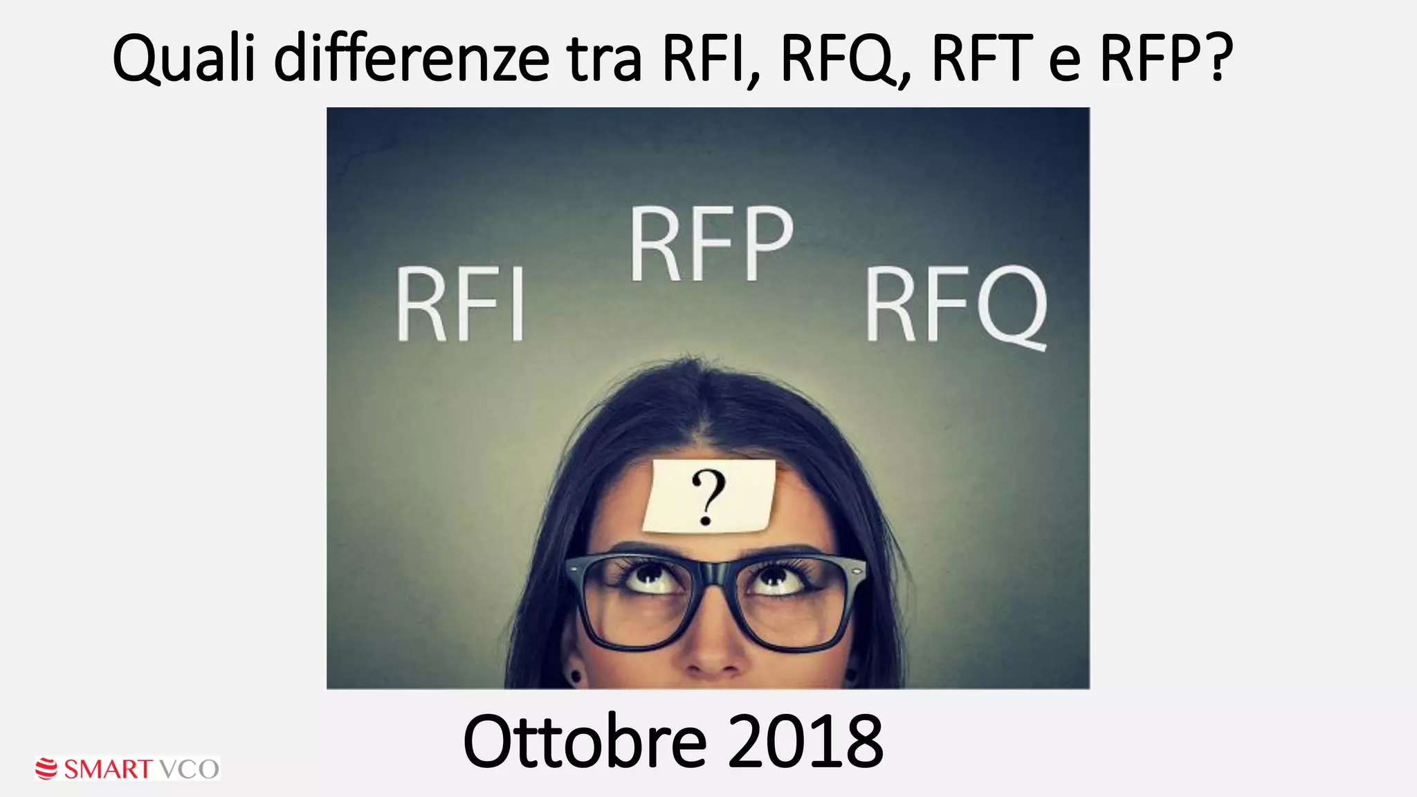 Differenze tra RFI RFQ RFT e RFP | PDF