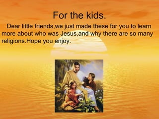 The Differences Between Jesus, Mohammed And Budha | PPT
