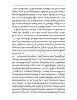 The Differences between Single Diode Model and Double Diode Models of a Solar.pdf