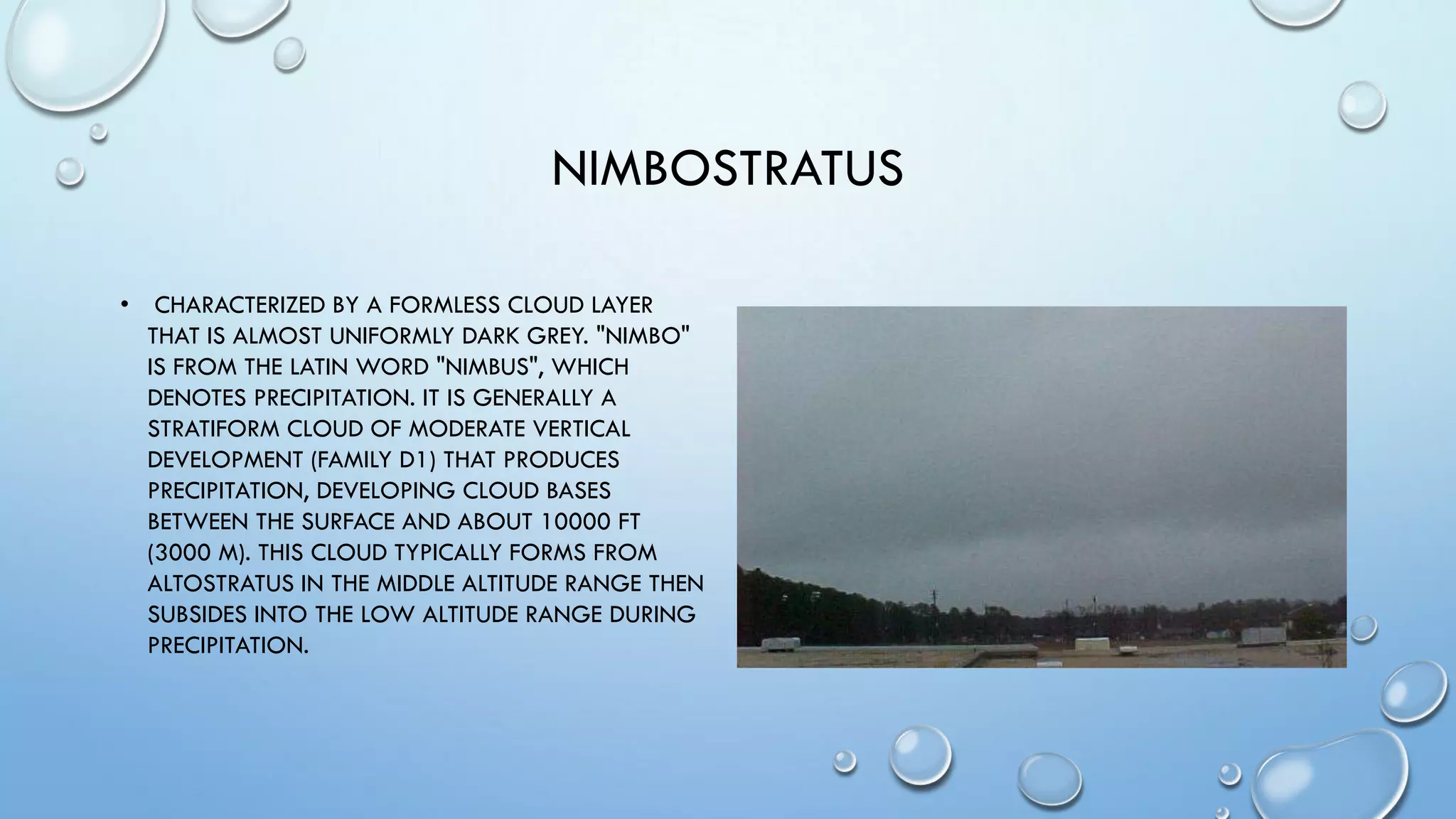 The differences in clouds | PPT