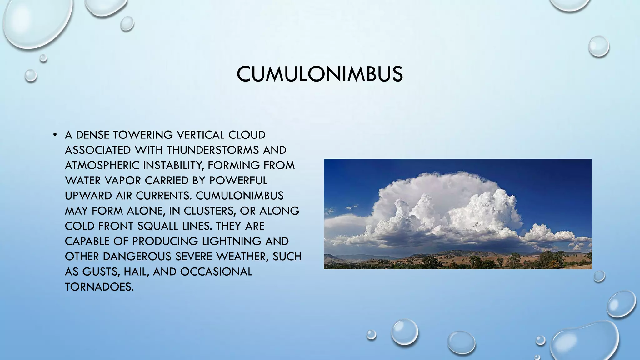 The differences in clouds | PPT