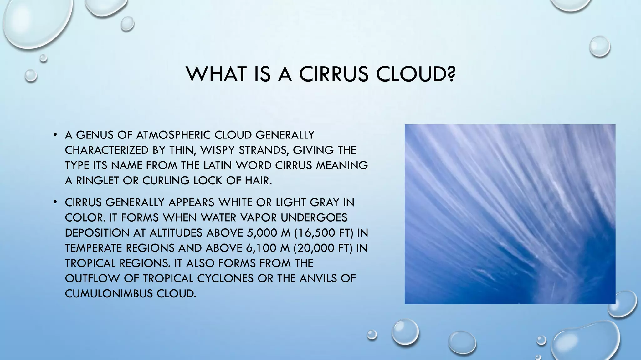 The differences in clouds | PPT