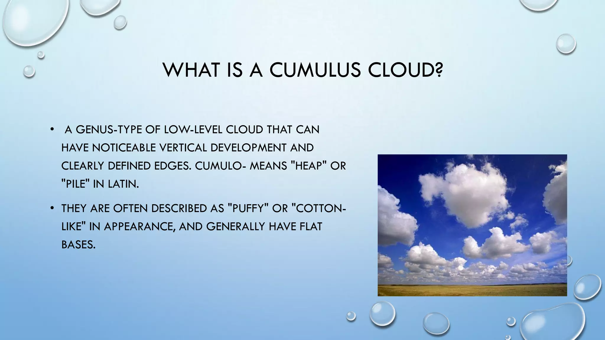 The differences in clouds | PPT