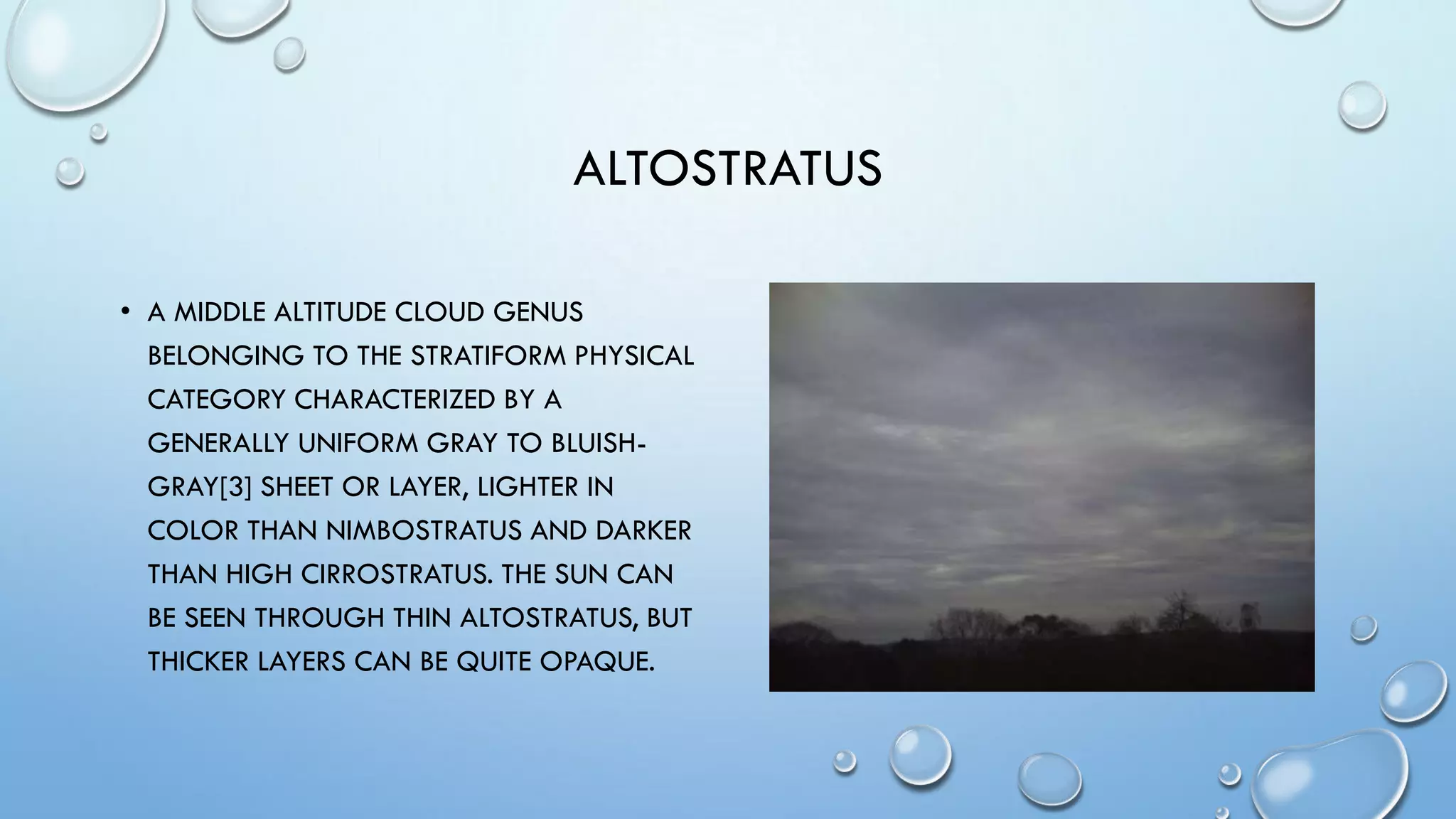 The differences in clouds | PPT