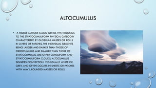 The differences in clouds | PPT