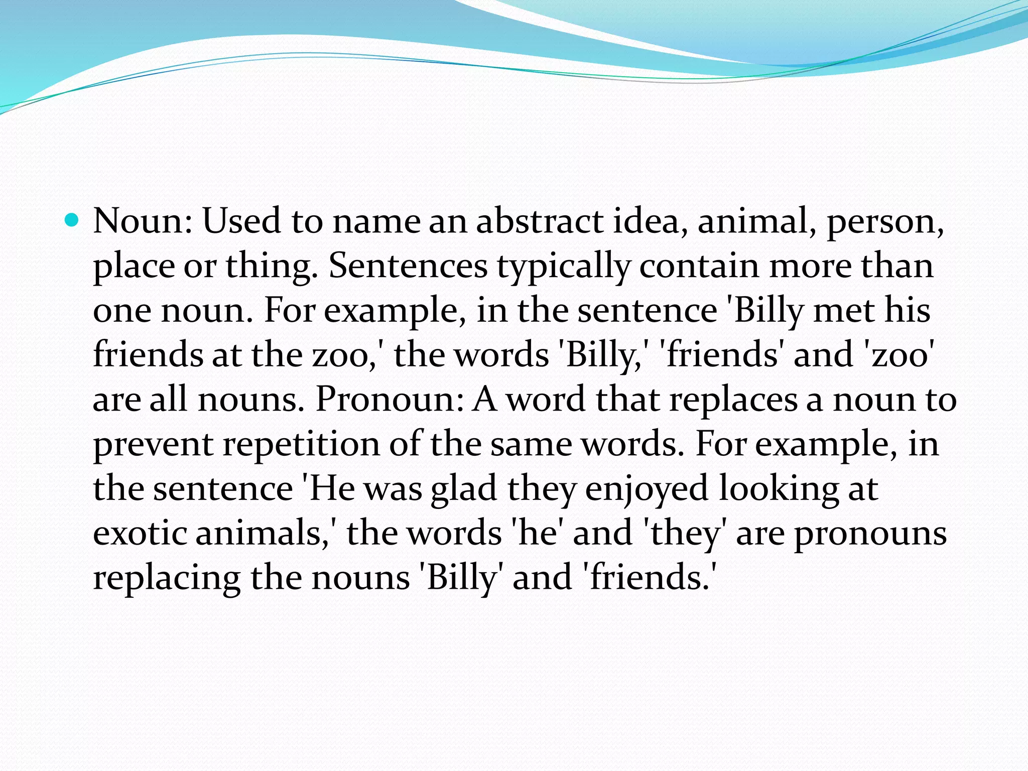 The differences noun verbs and adjective | PPTX