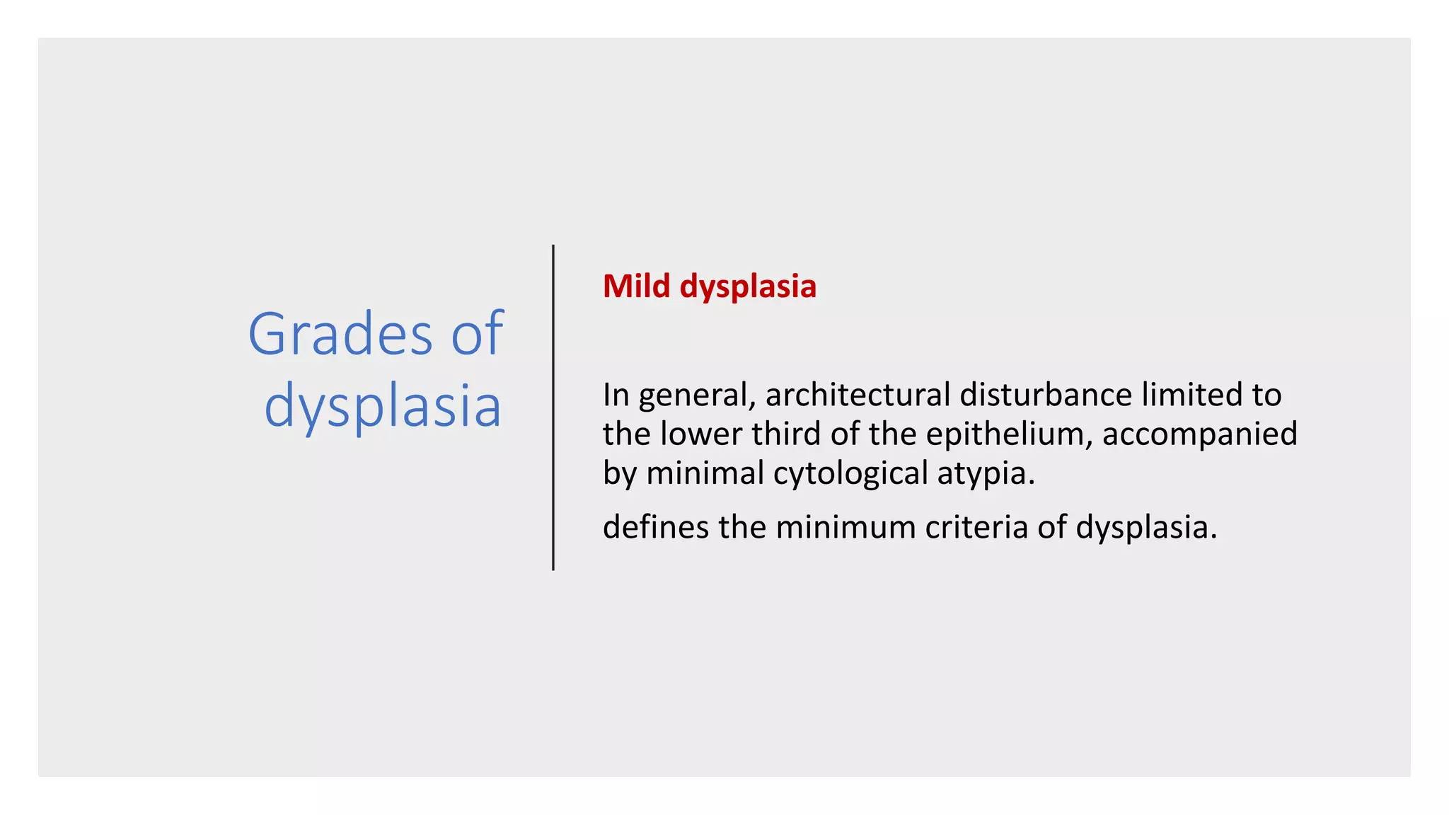 The different grading schemes for oral epithelial dysplasia (Doctor ...