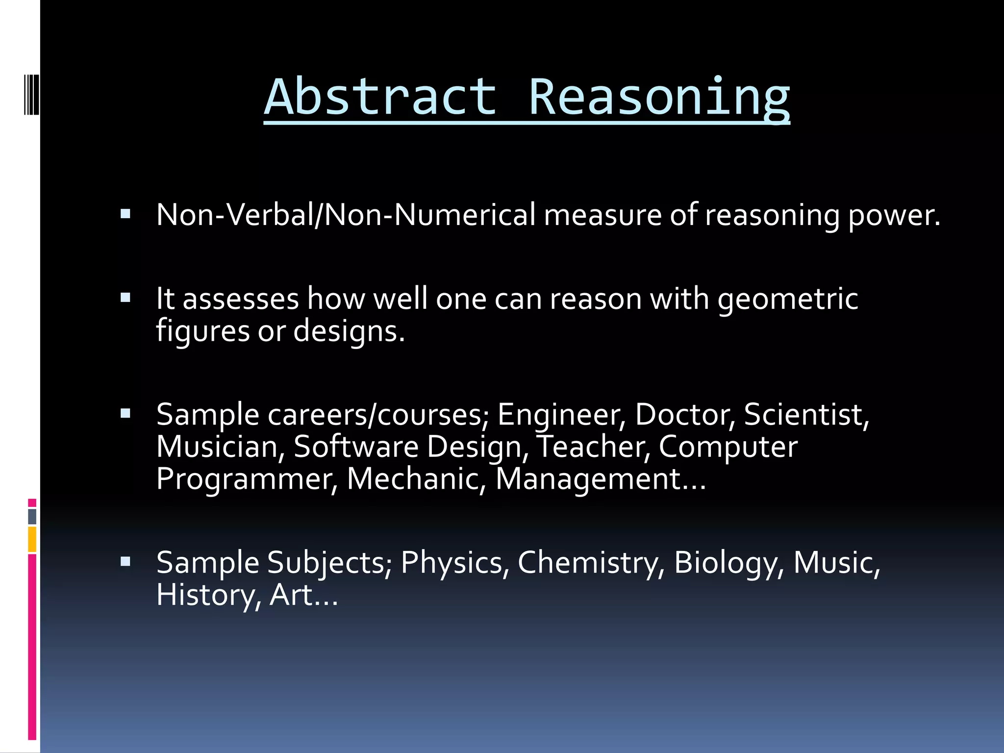The differential aptitude test (dat) | PPTX