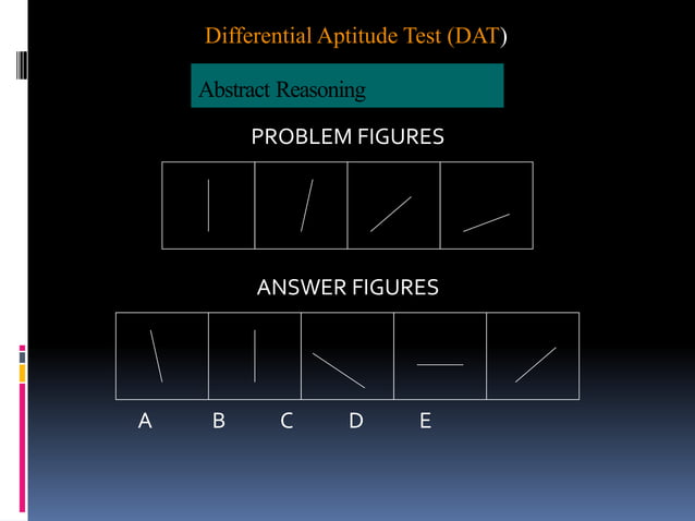 The differential aptitude test (dat) | PPTX