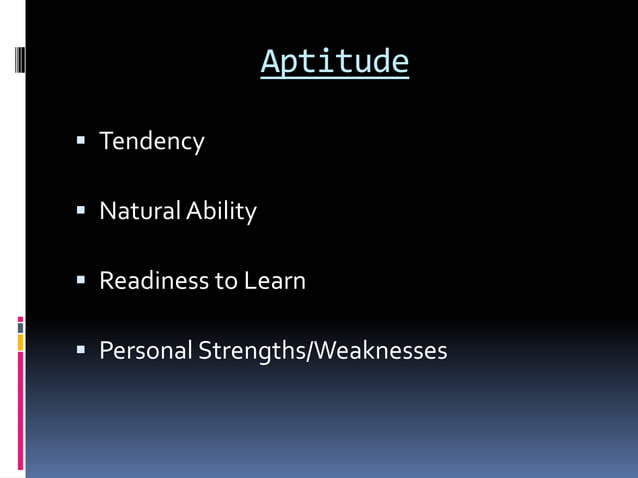 The differential aptitude test (dat) | PPTX
