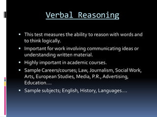 The differential aptitude test (dat) | PPT