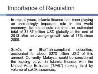The different models of regulating islamic securities | PPTX