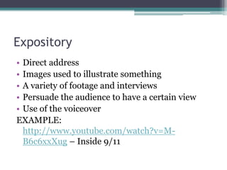The different modes. | PPT