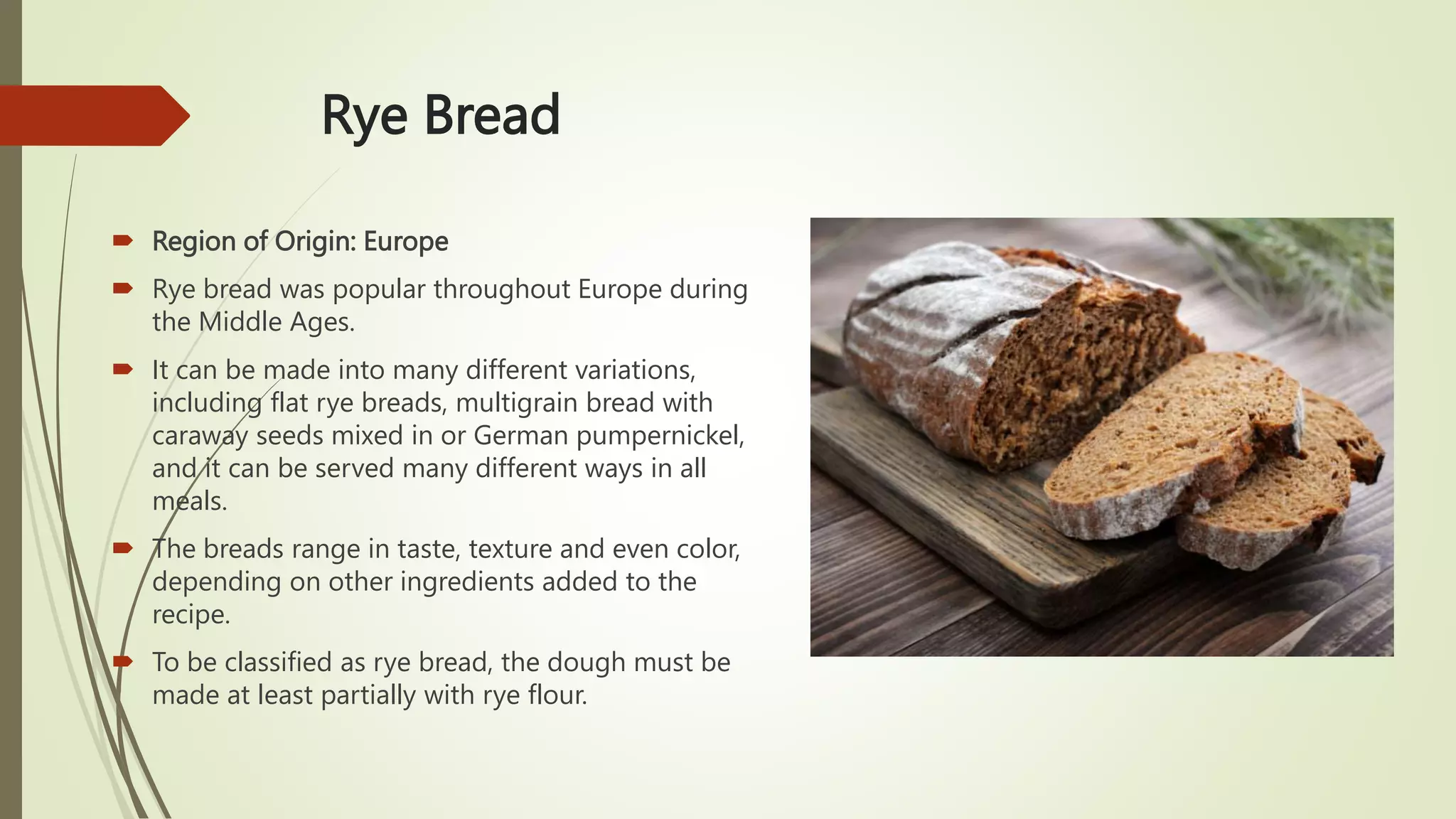 The Different Types Of Bread.pptx