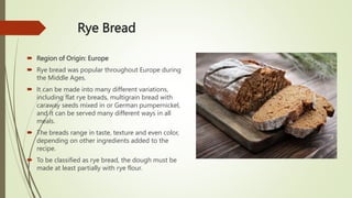 The Different Types Of Bread.pptx