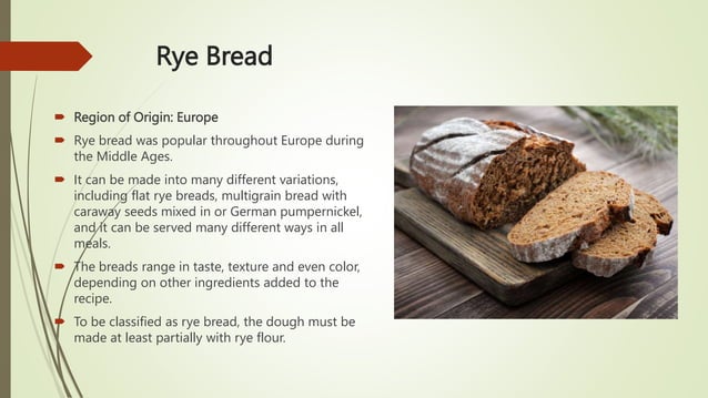 The Different Types Of Bread.pptx