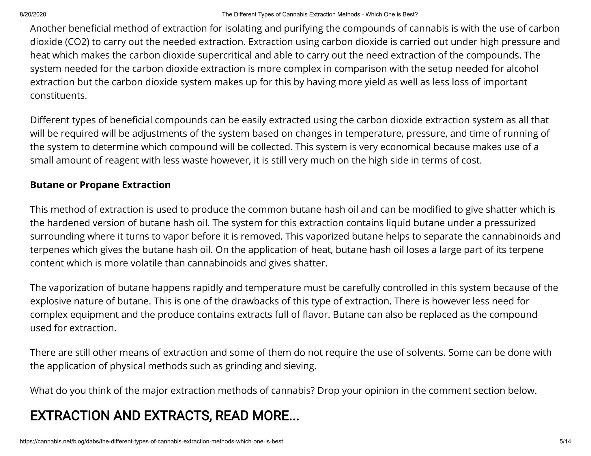 What are the Different Types of Extraction Methods for Cannabis? | PPT