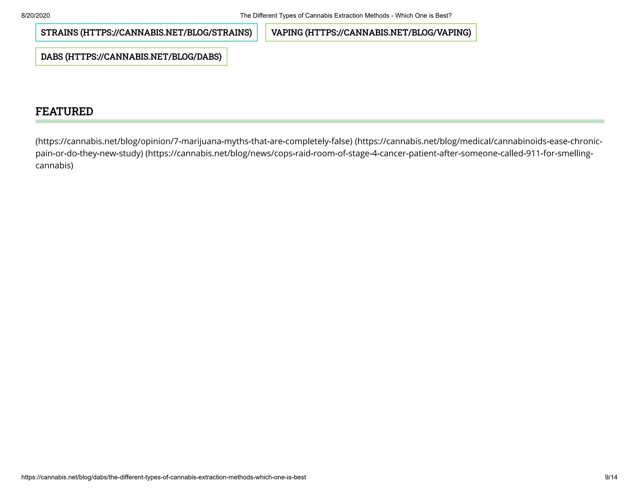 What are the Different Types of Extraction Methods for Cannabis? | PPT