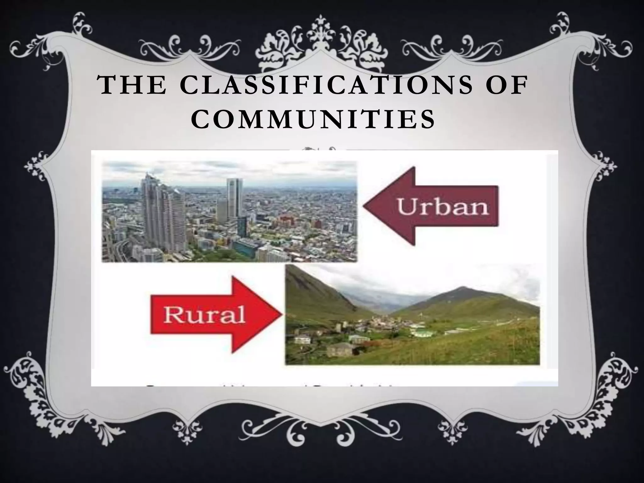 Typologies of Communities | PPTX