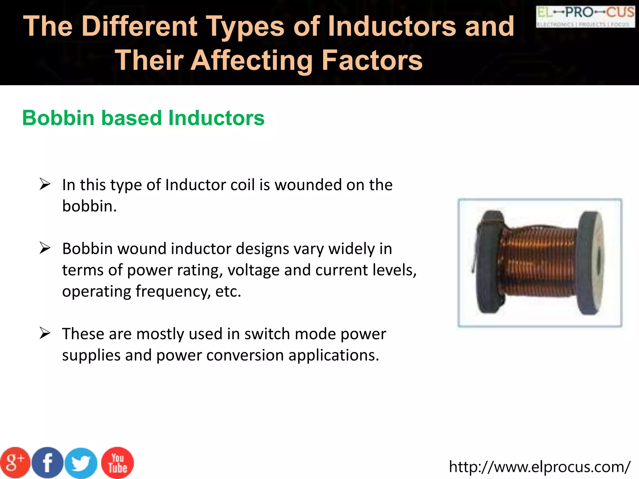 The Different Types of Inductors and Their Affecting Factors | PPTX