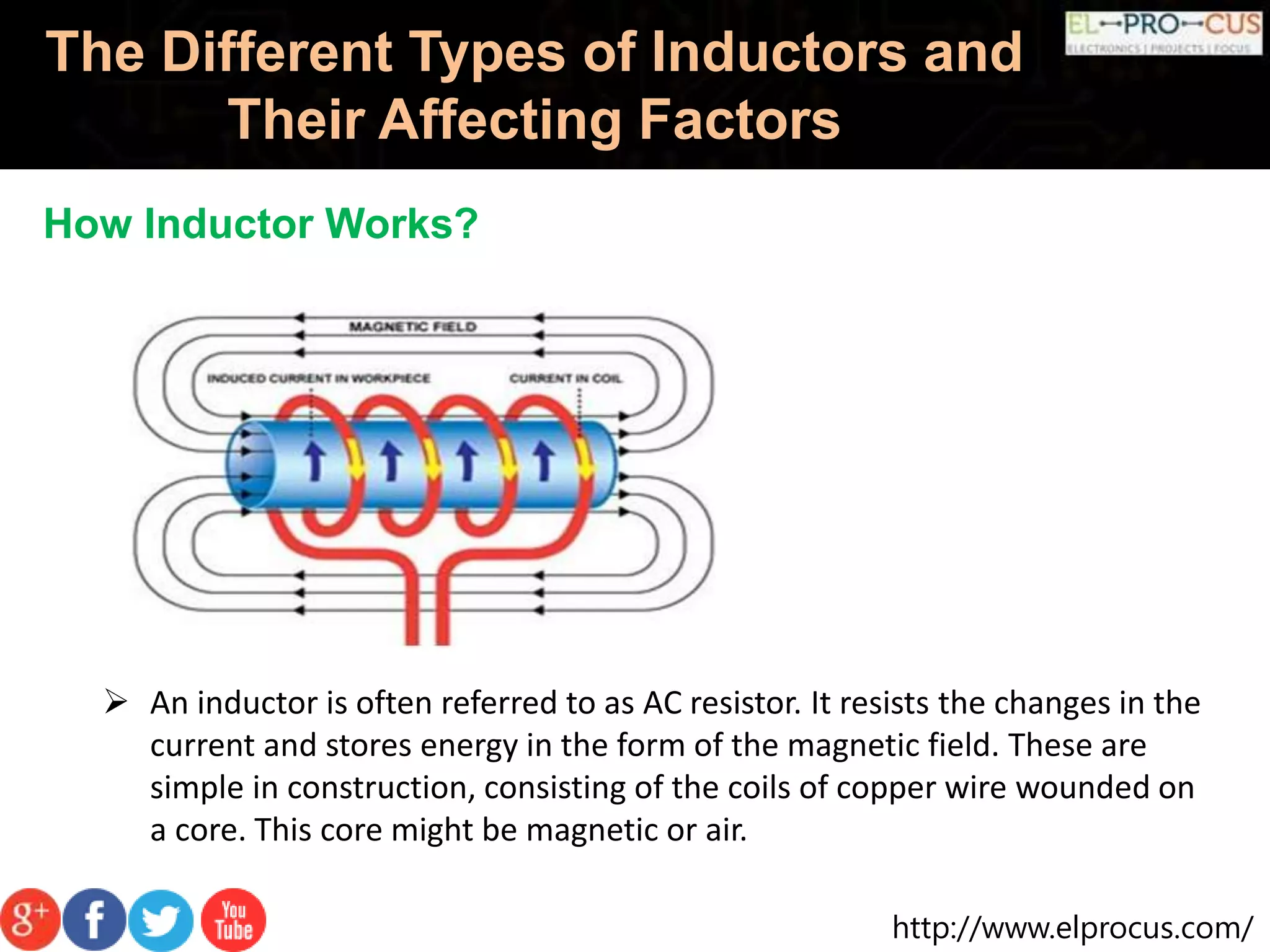 The Different Types of Inductors and Their Affecting Factors | PPTX