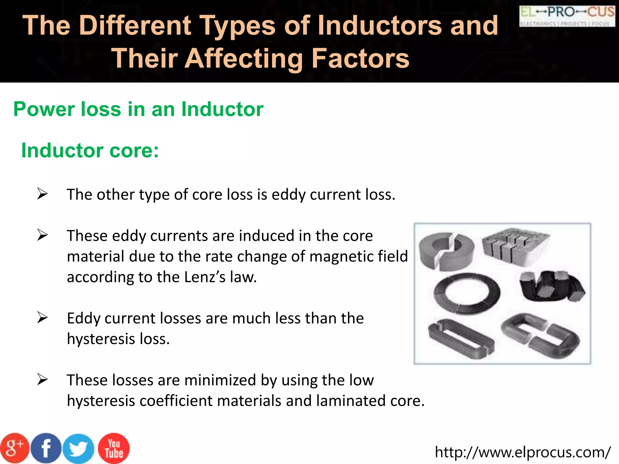 The Different Types of Inductors and Their Affecting Factors | PPTX