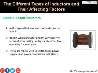 Types Of Inductors And Their Applications