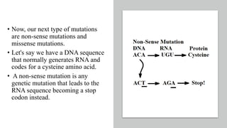 The different types of mutations | PDF