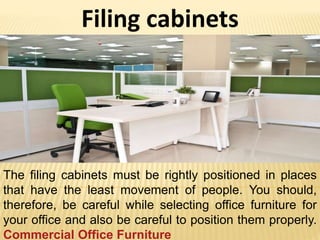 The different types of office furniture | PPTX