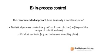 The Different types of Sampling Plans for QC Inspections