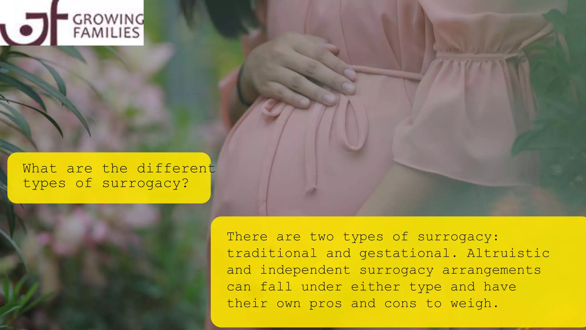 The different types of surrogacy | PPTX