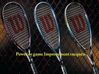 The Different Types Of Tennis Racquets | PDF | Sports Equipment | Sports