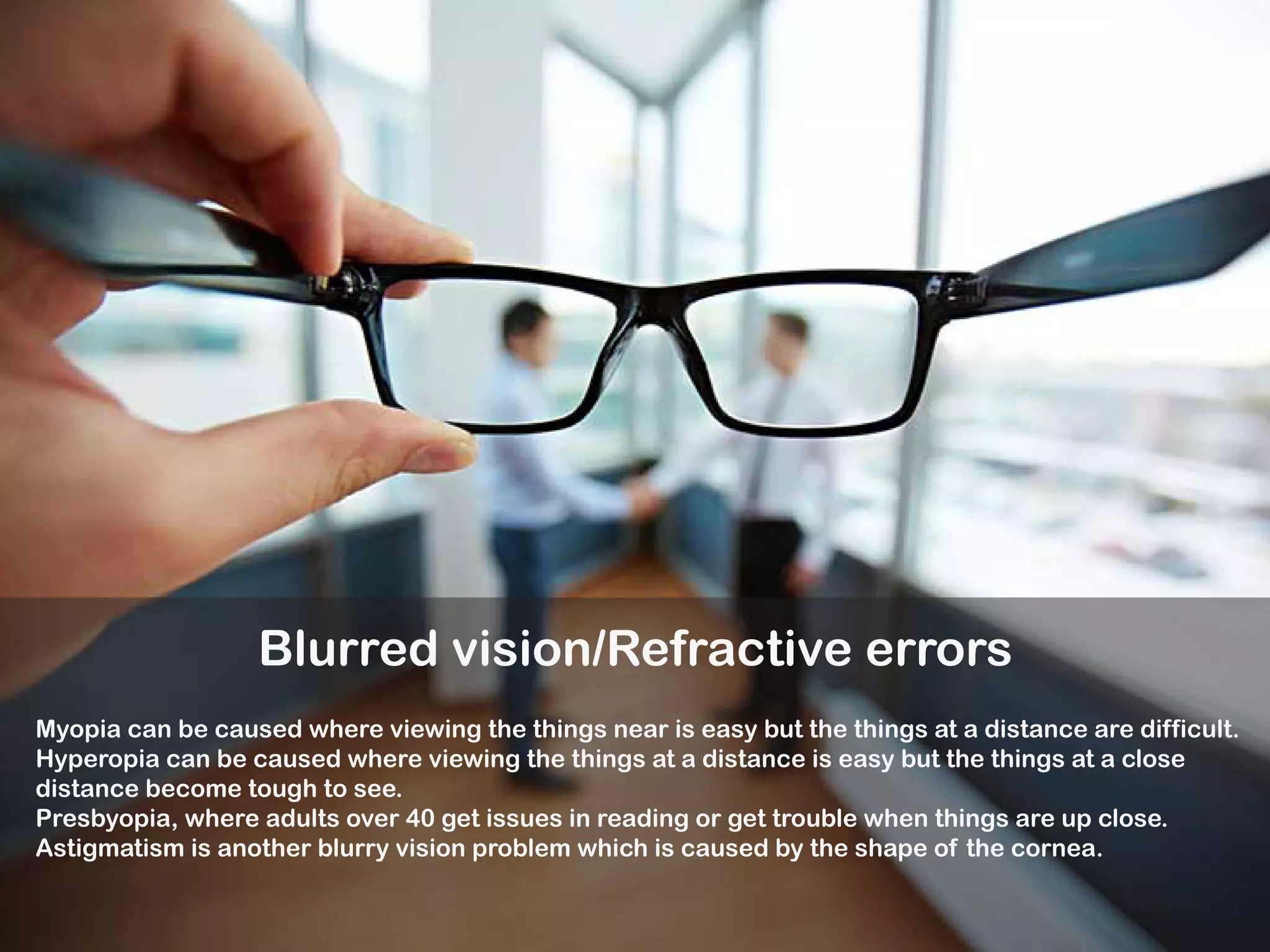 The different types of vision problems | PDF