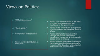 The Different Views on Politics.pptx
